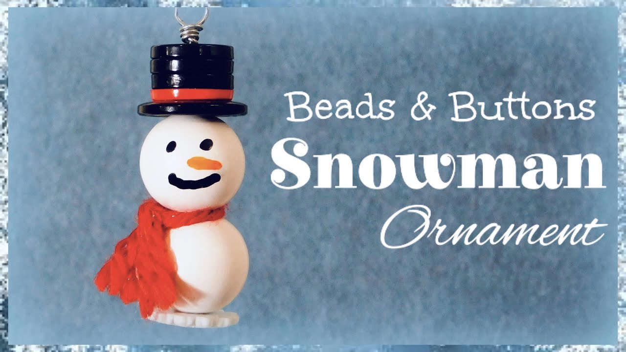 How to Make a Snowman Out of Beads - Beaded Design