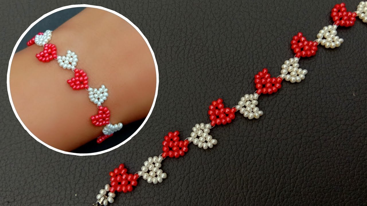 How to Make a Heart With Beads - Beaded Design
